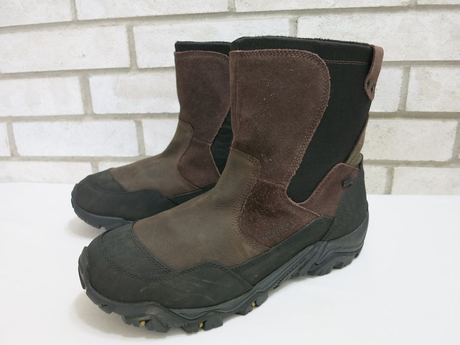 Merrell Merrell Select Ice Grip Boots Expresso Leather Shoes 12 | Grailed