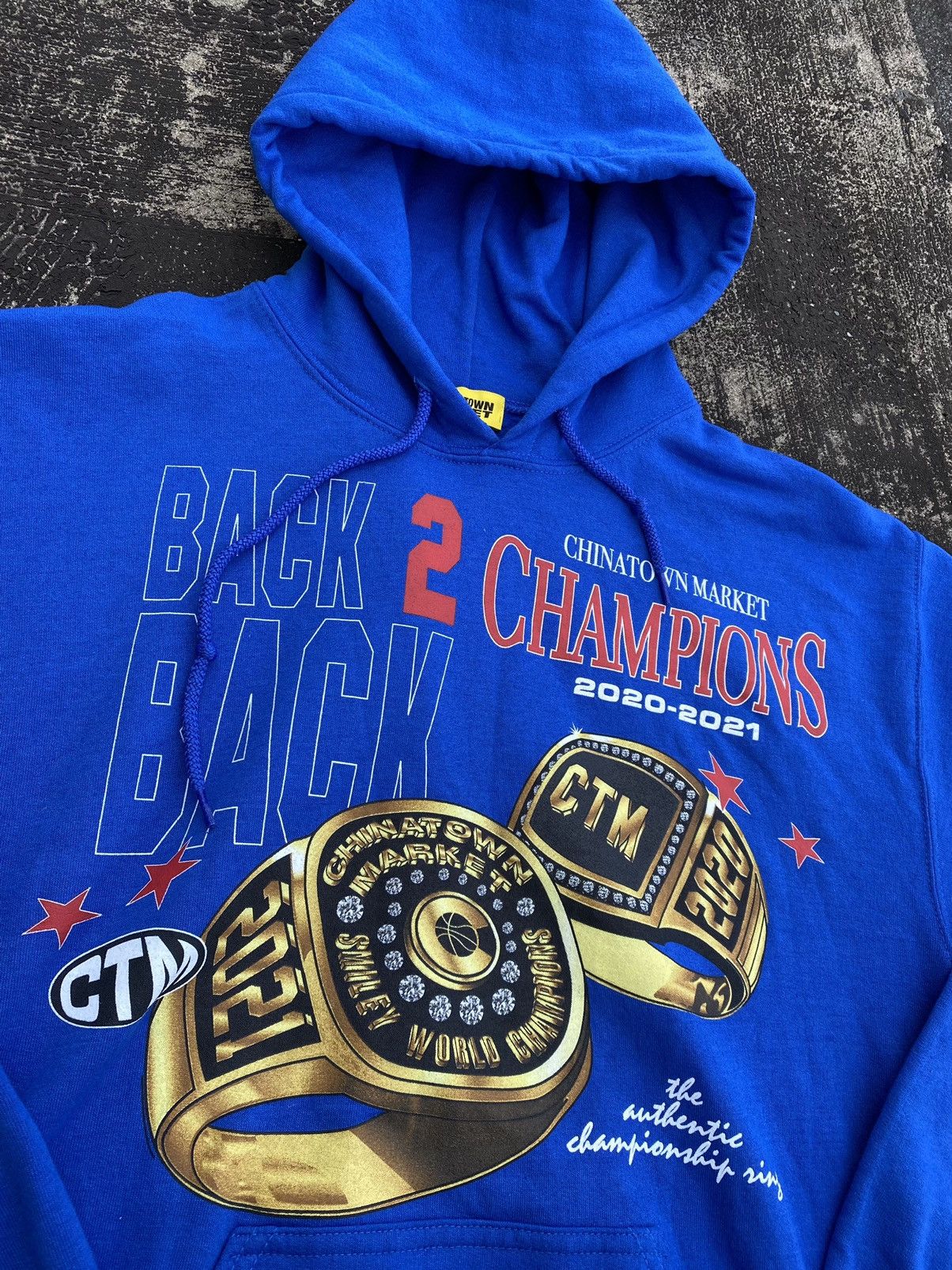 Market Chinatown Market Back 2 Back Champions Hoodie | Grailed