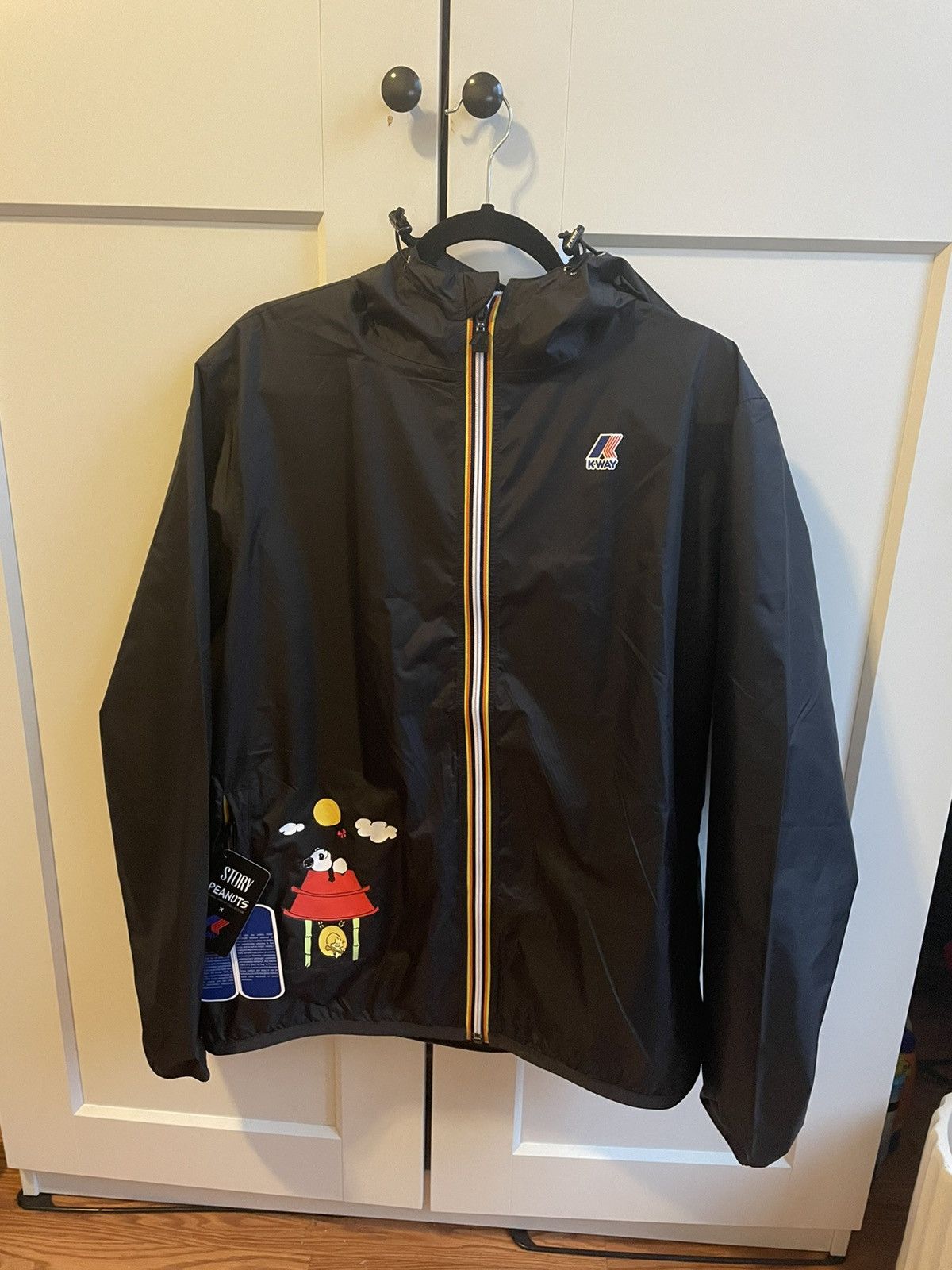 K Way × Kway × Peanuts NWT K-Way x Peanuts Rain Jacket | Grailed