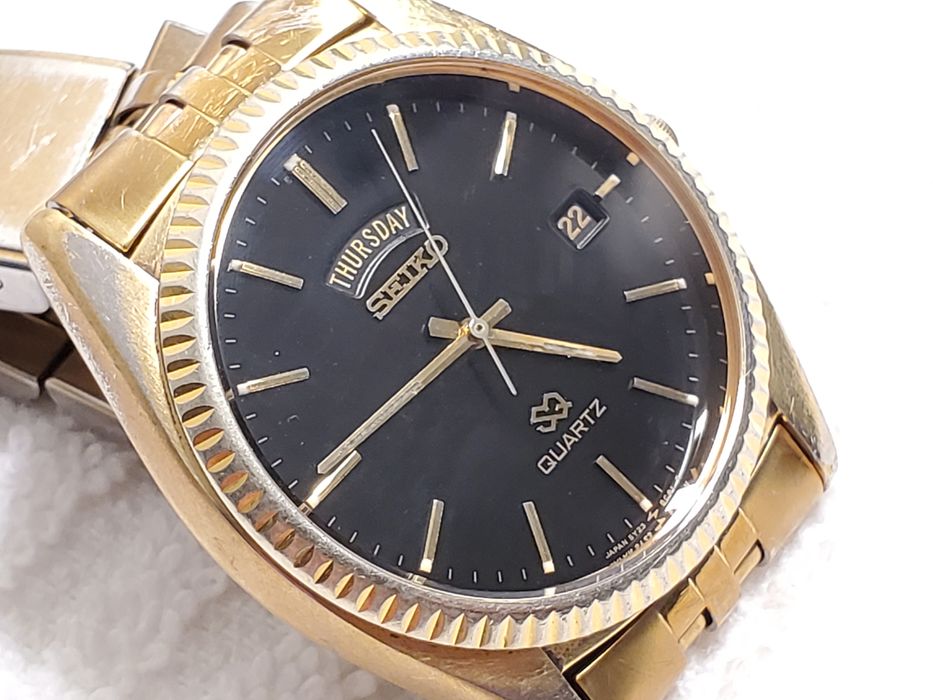 Seiko Vintage Seiko SQ Presidential Gold Tone Quartz Watch | Grailed