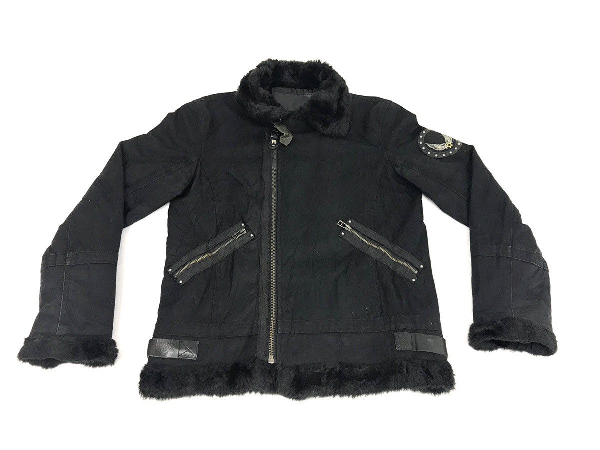 Japanese Brand × Streetwear Midas Military Jacket Punk Bondage Style ...