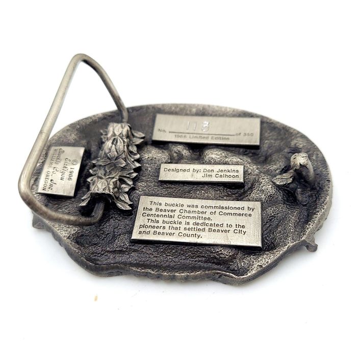 Other Beaver OK Belt Buckle Centennial Cow Chip Throwing | Grailed