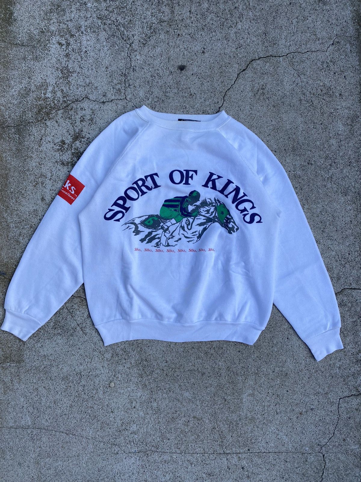 Vintage 1980’s Silks “Sport of Kings” Raglan | Grailed