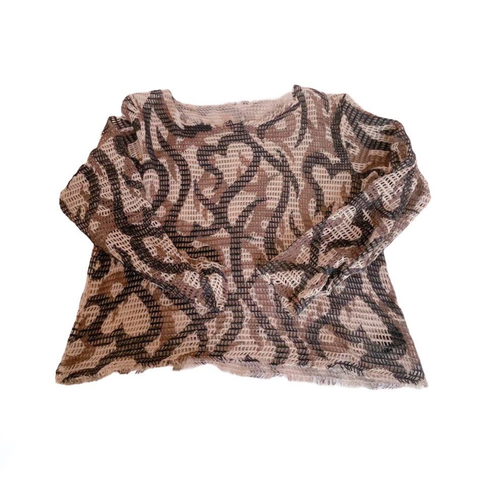 Number (N)ine Number nine tribal mesh top 2004AW « give piece a chance ...