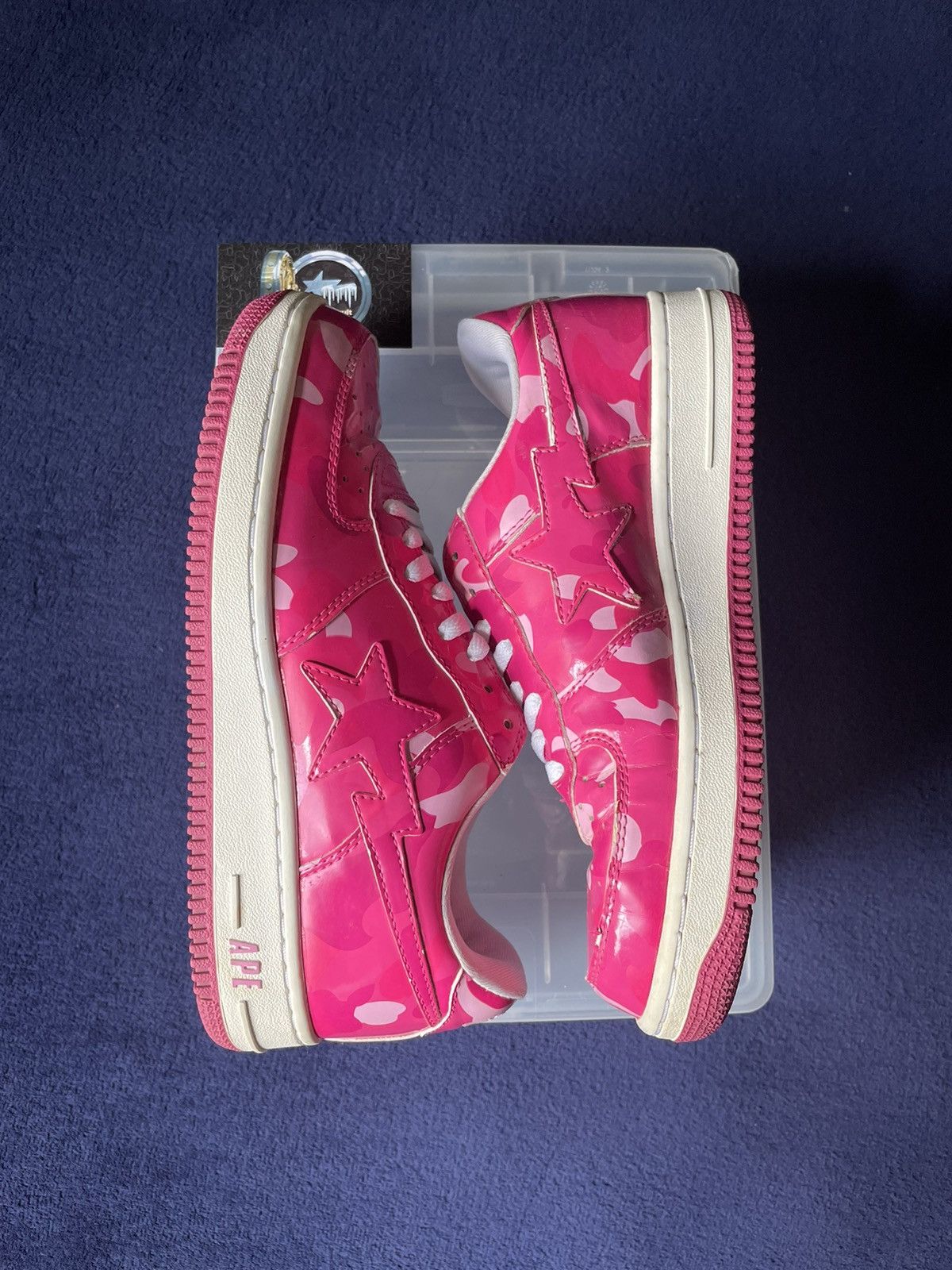 Bape Bape Pink Camo Bapestas | Grailed