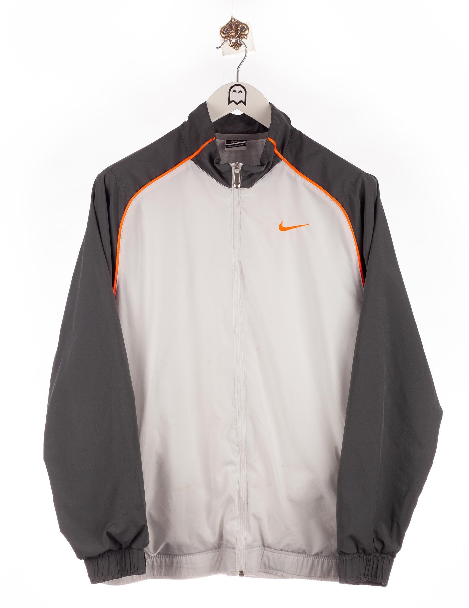 Nike Vintage Nike Transition Jacket Swoosh Embroidery White | Grailed