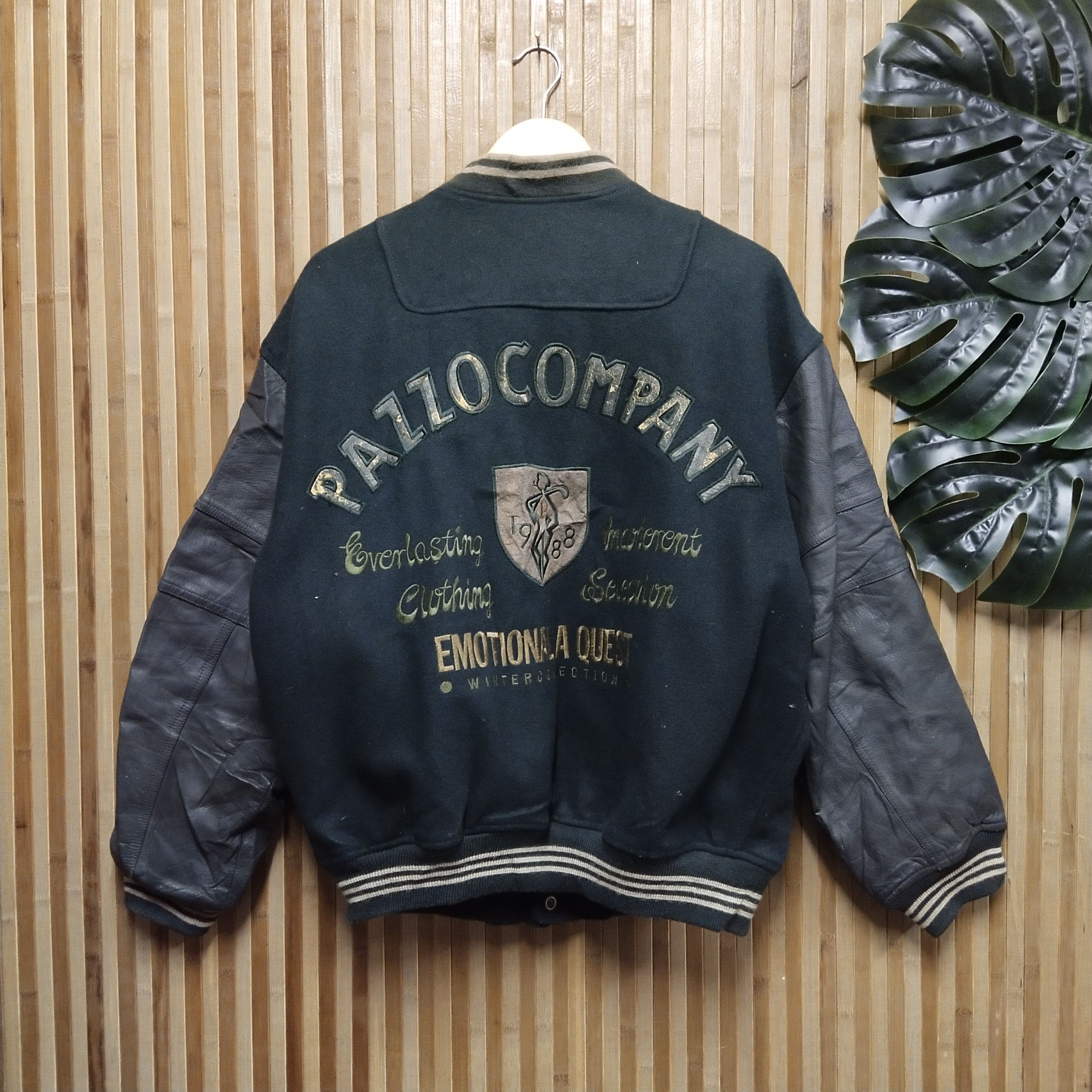 Japanese Brand × Varsity Jacket × Vintage Vintage Pazzo Company Wool ...