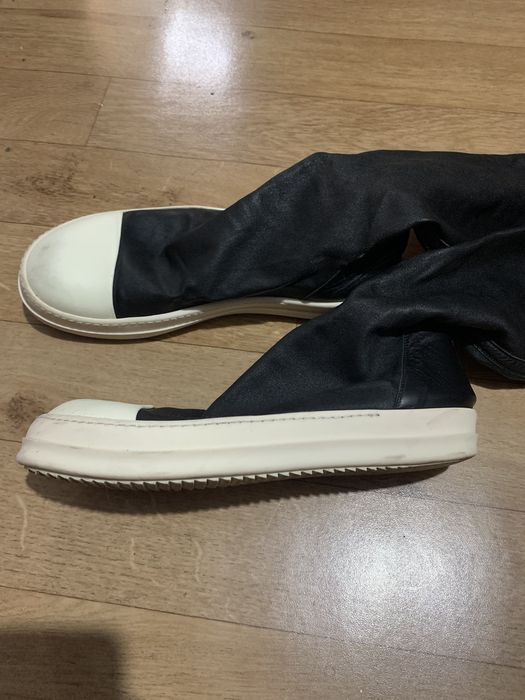 Rick Owens Rick Owens Leather Sock Ramones | Grailed