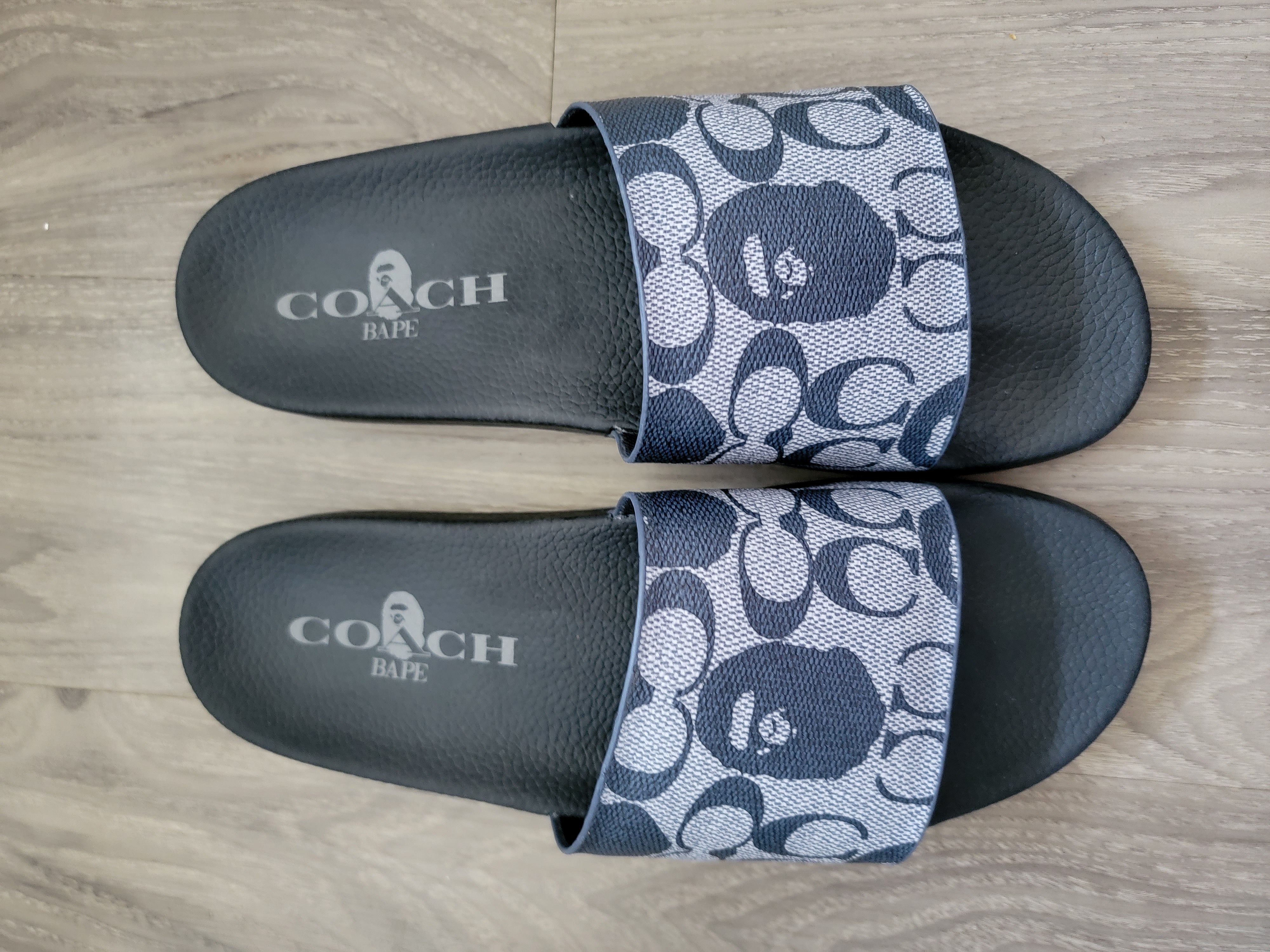 Bape × Coach BAPE X Coach Slides | Grailed