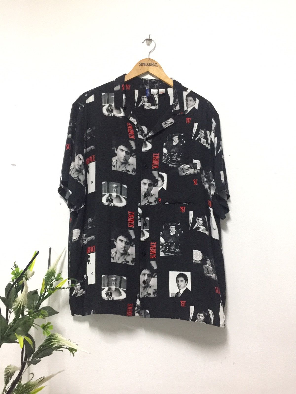 Vintage Vintage SCARFACE Al Pacino Fullprint Movie Button up shirt ...