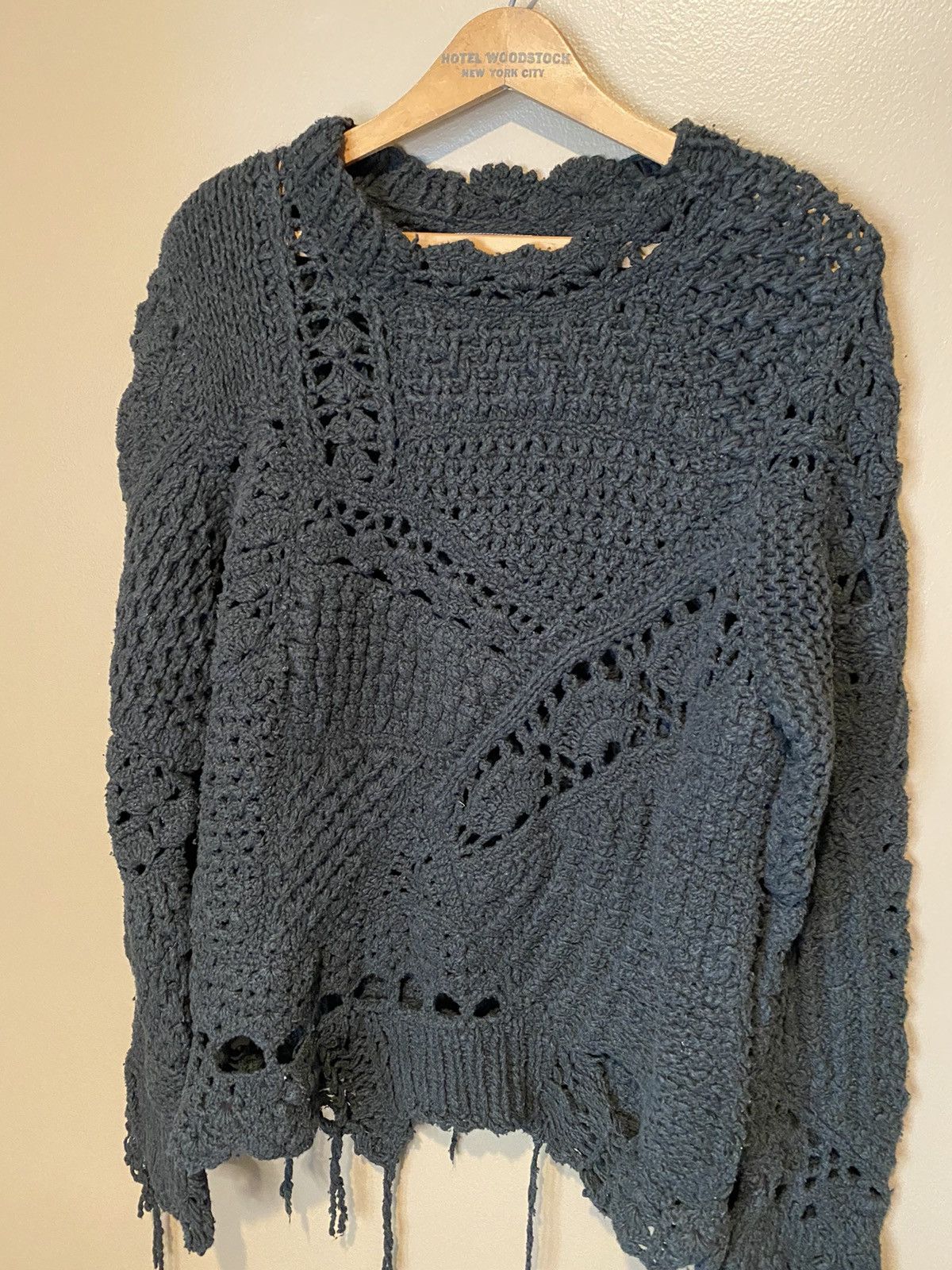 Number (N)ine Number (N)ine SS/AW03 Destroyed Grunge Knit Number (N)ine Number (N)ine SS/AW03 Destroyed Grunge Knit