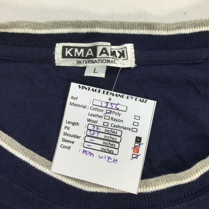 Vintage vintage KMA SPORT EMBROIDERED LOGO T SHIRT | Grailed
