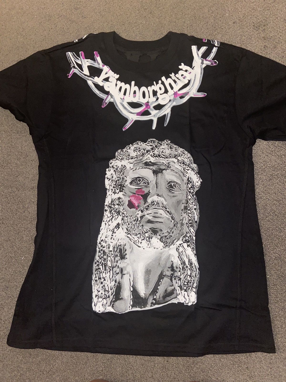 Vlone VLONE Yamborghini Jesus Piece Yams Day 2021 Tee | Grailed