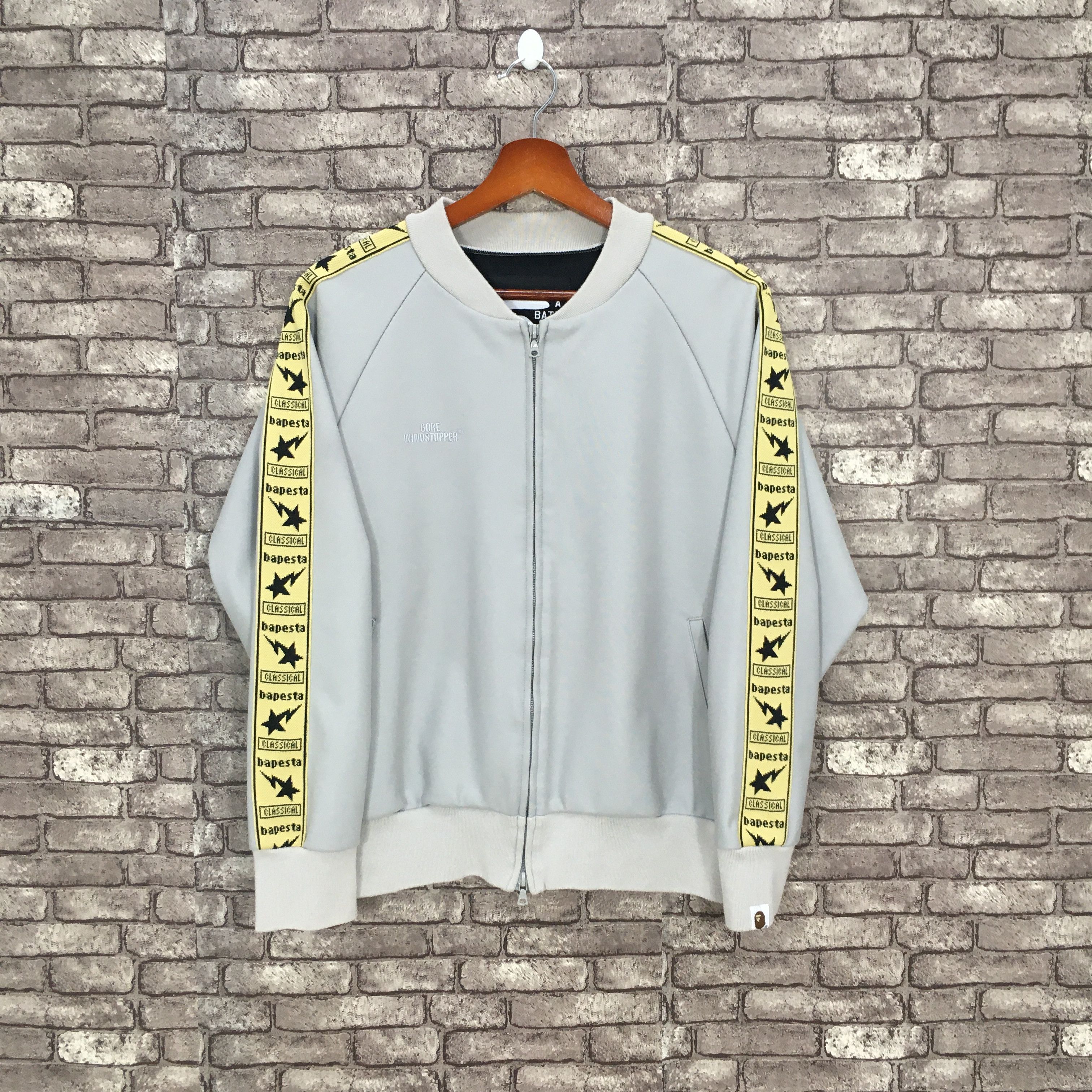 Bape Bapesta Gore Windstopper Track Jacket | Grailed