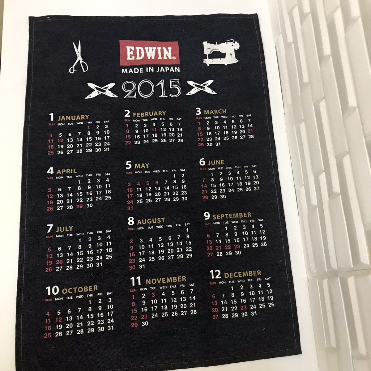 Edwin Edwin International Denim Calendar | Grailed