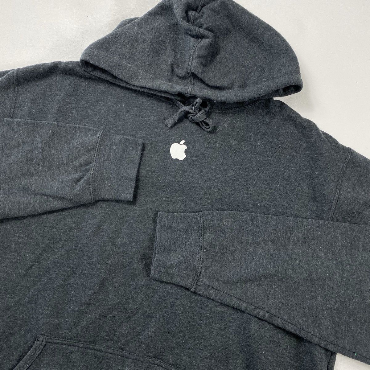 Apple × Streetwear × Vintage VINTAGE APPLE CENTER SWOOSH LOGO HOODIE ...