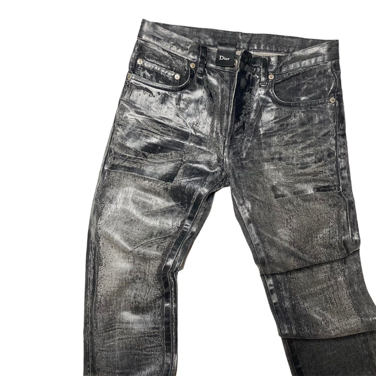 Dior Dior luster wax denim - Aw03 “luster” waxed jeans | Grailed