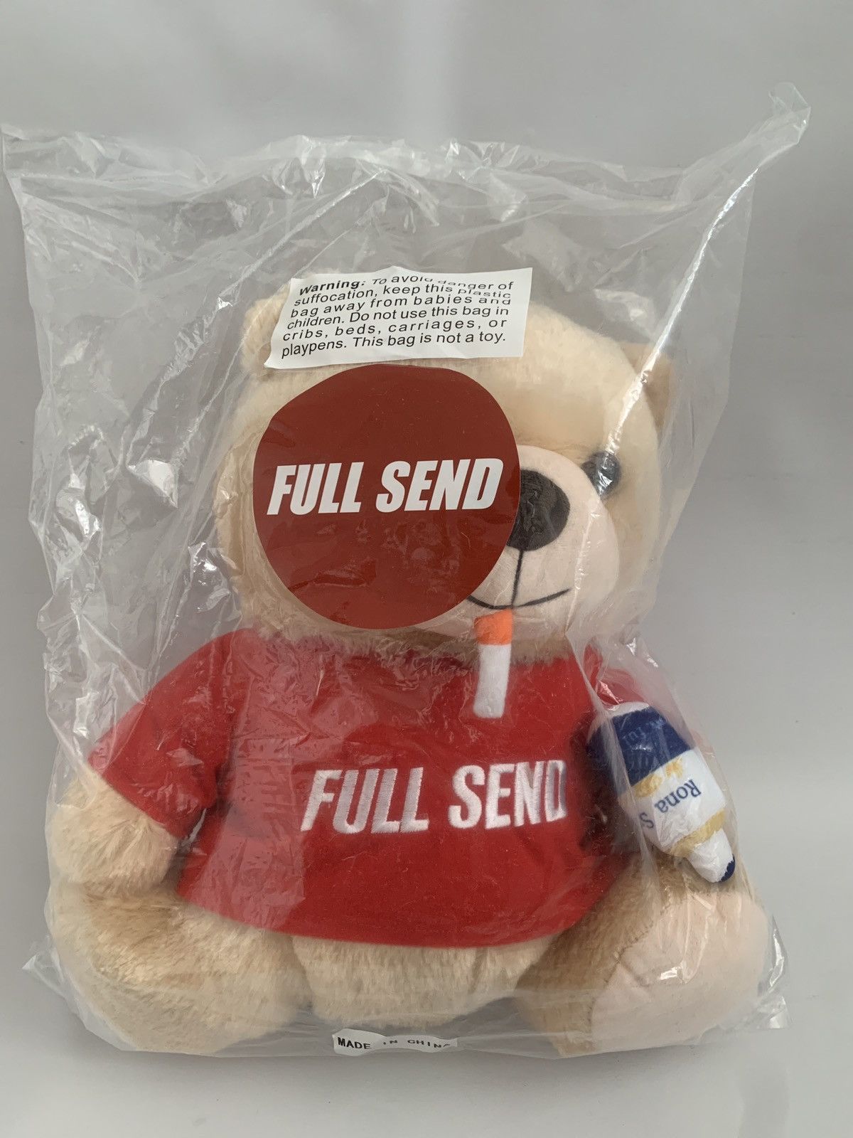 Full Send by Nelk Boys Full Send Teddy Bear Golf Driver Head Cover ...