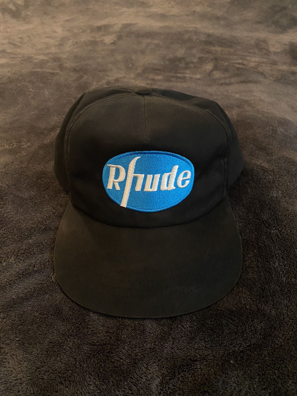 Rhude Rhude Pfizer Logo Snapback Hat | Grailed