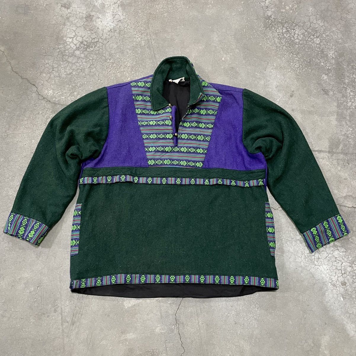 Vintage vtg 60s 70s tibet wear wool mountaineering sweater | Grailed