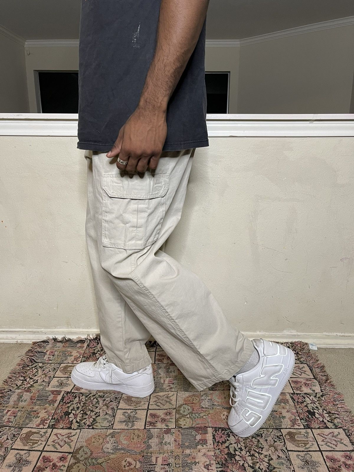 Vintage Vintage Double Pocket Cargo Pants | Grailed
