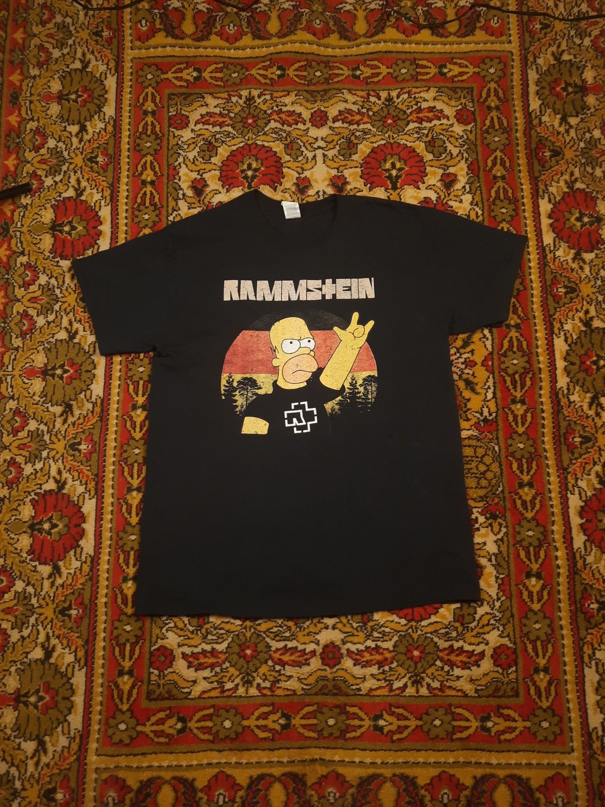 Band Tees × Rock T Shirt × Vintage Rare Vintage Rammstein Tshirt Homer ...