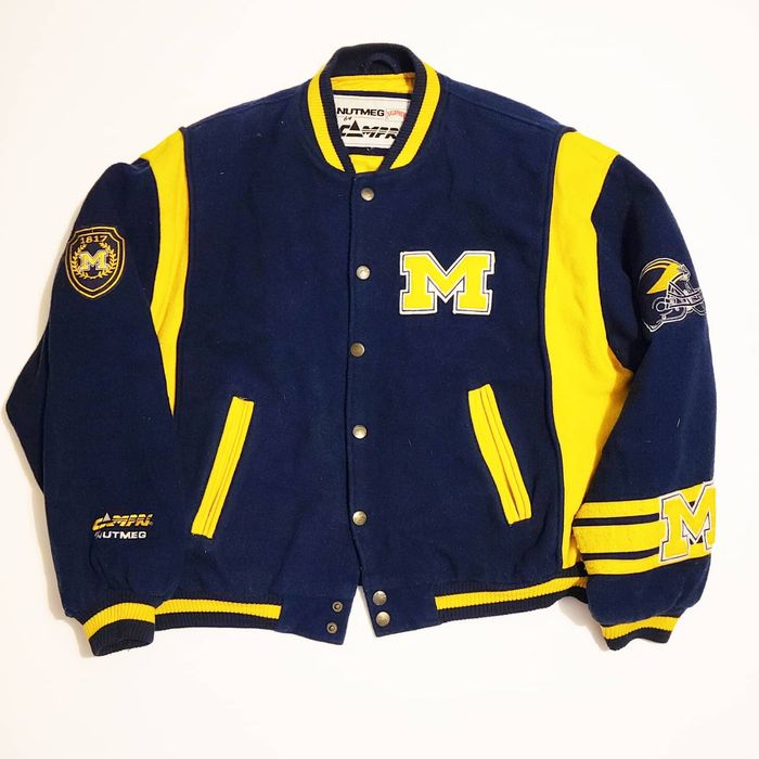 Vintage University of Michigan Letterman Jacket | Grailed