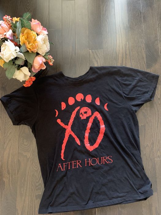 The Weeknd *RARE* The Weeknd After Hours Moon Phases Tee | Grailed