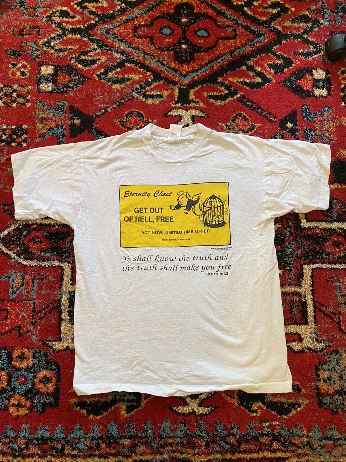 Vintage Vintage Get Out of Hell Free Shirt | Grailed
