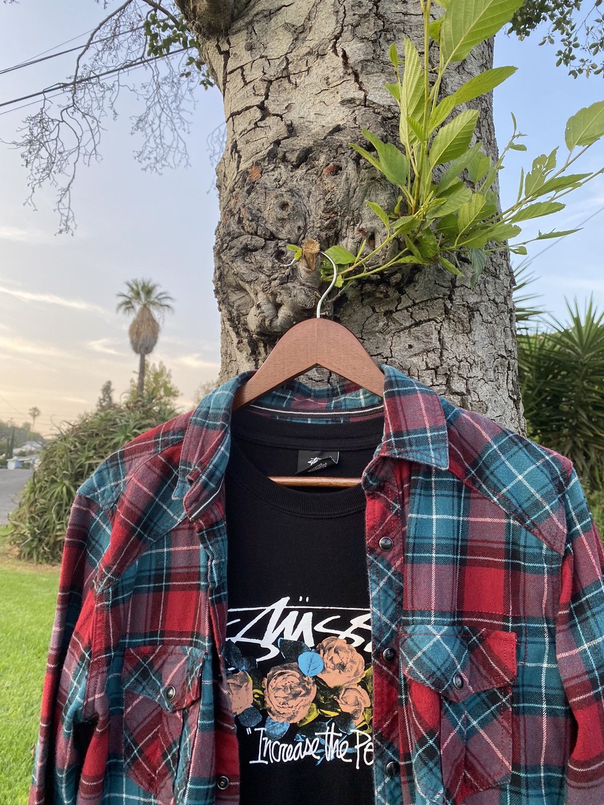 Japanese Brand × Streetwear × Vintage Vintage Kanye Style Flannel | Grailed