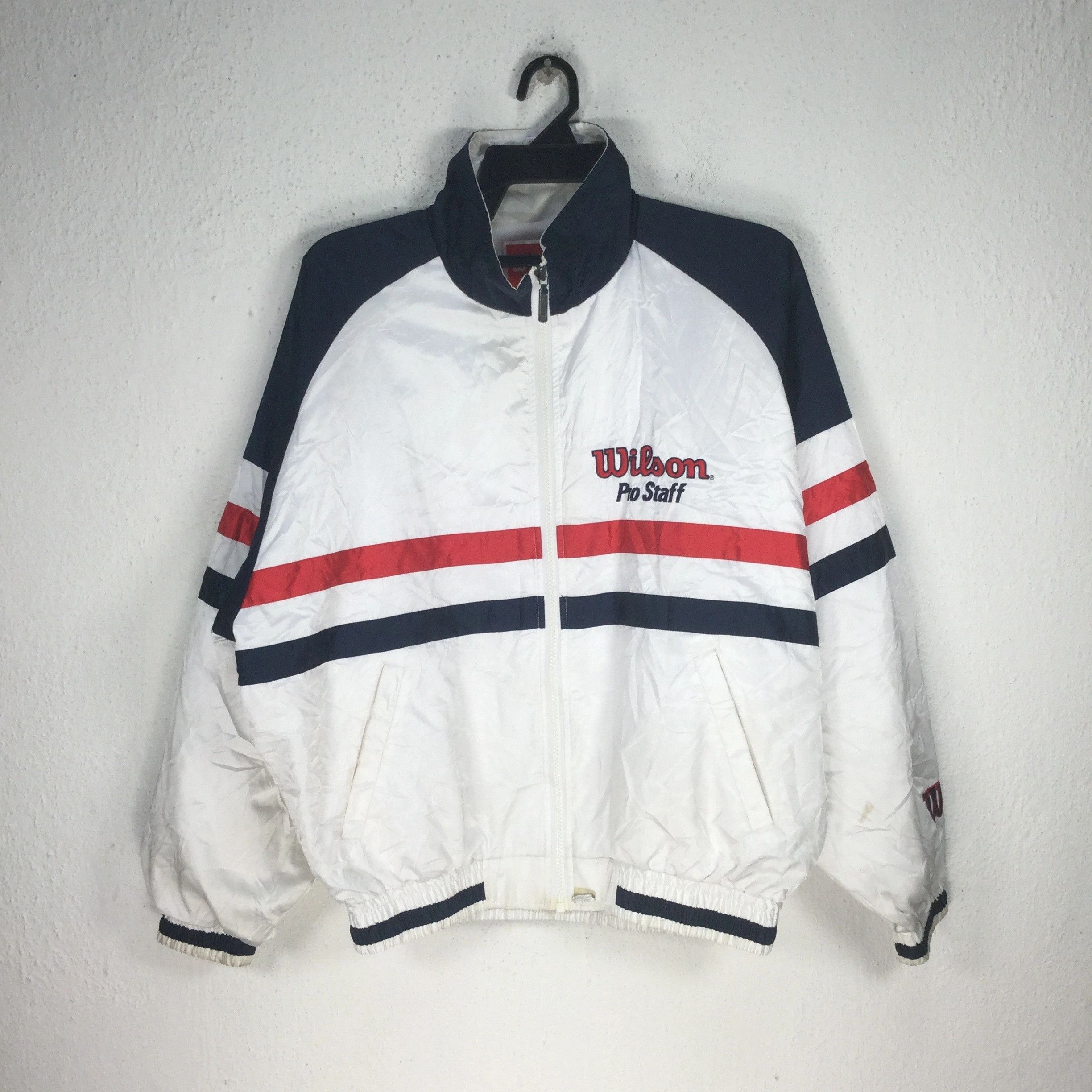 Vintage × Wilson Athletics × Windbreaker Vintage WILSON PRO STAFF ...