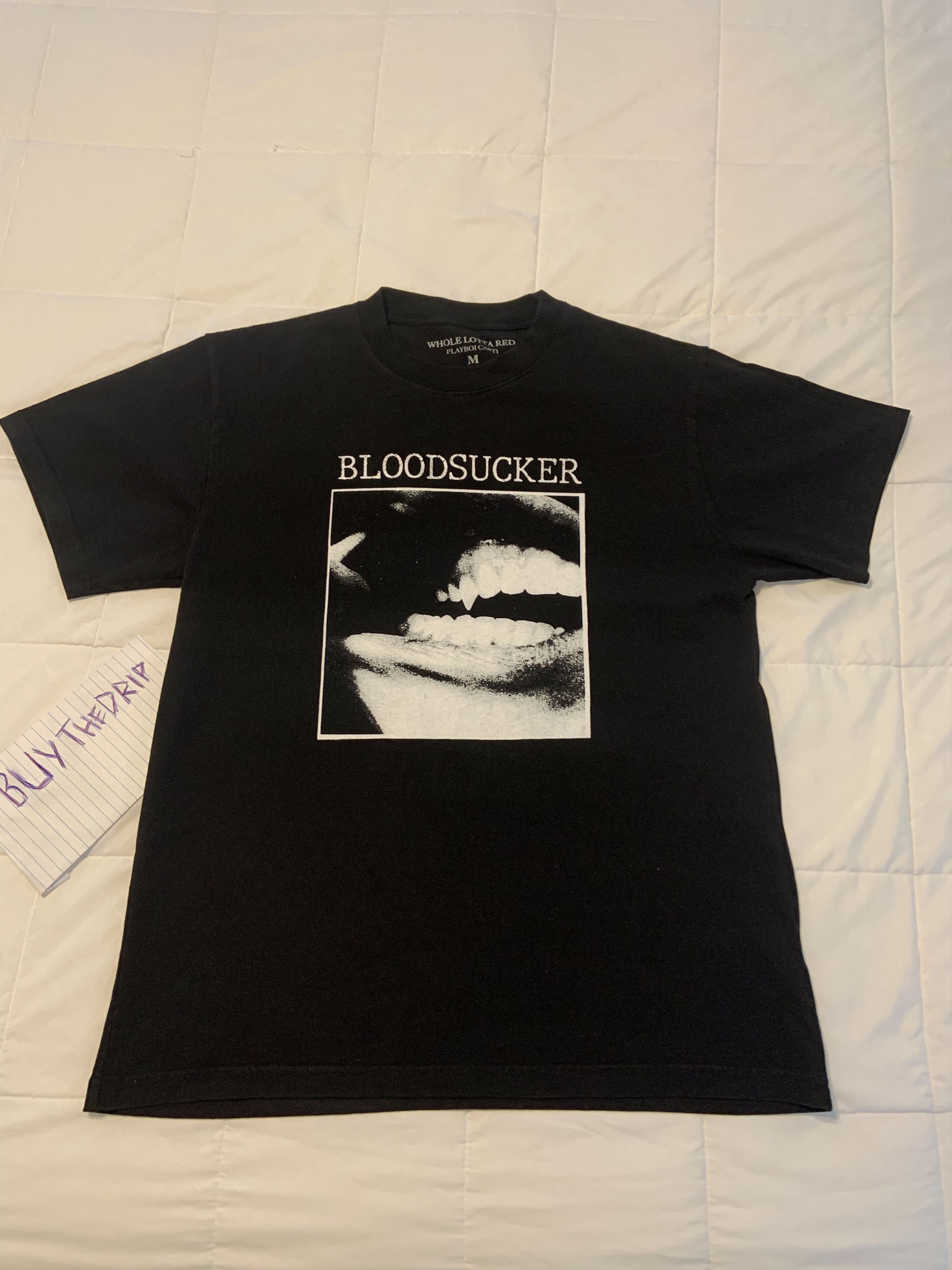 Playboi Carti Playboi Carti Whole Lotta Red “Blood sucker” merch | Grailed
