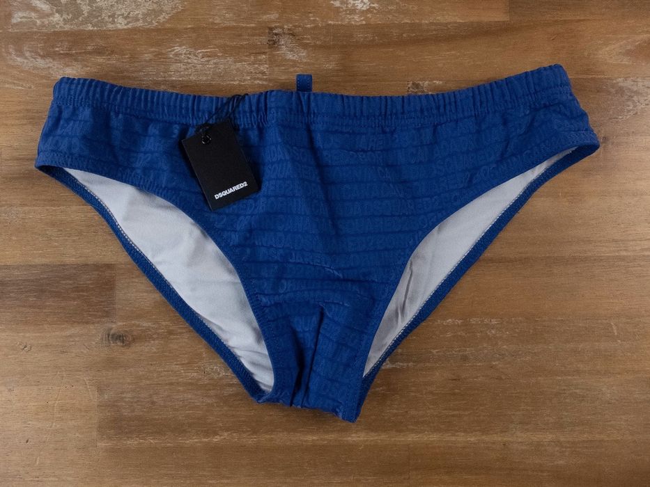 Dsquared2 DSQUARED2 blue logo swim briefs speedos - Large / 50 IT | Grailed