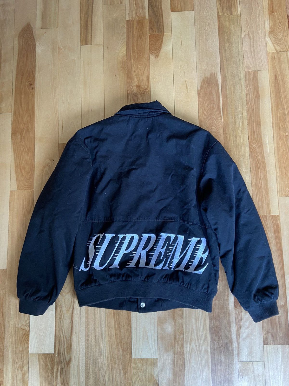 Supreme Supreme Cross Logo varsity Jacket | Grailed