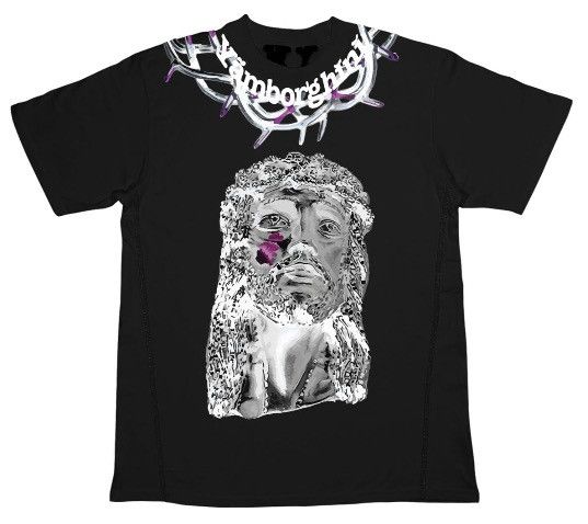 Asap Rocky × Vlone Vlone Yams Day Jesus Piece T-Shirt Black | Grailed