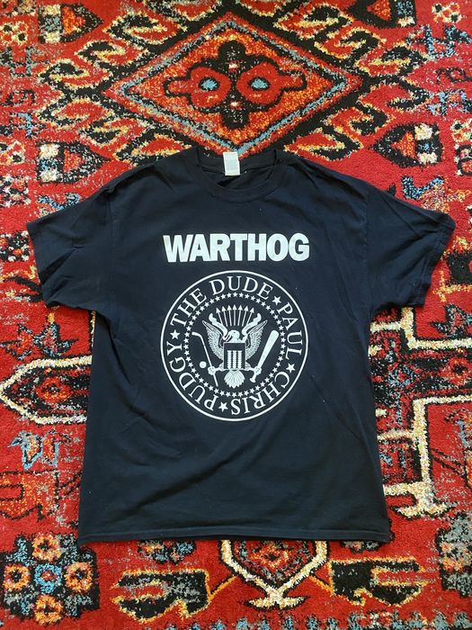 Vintage Vintage Warthog Ramones Logo Shirt | Grailed