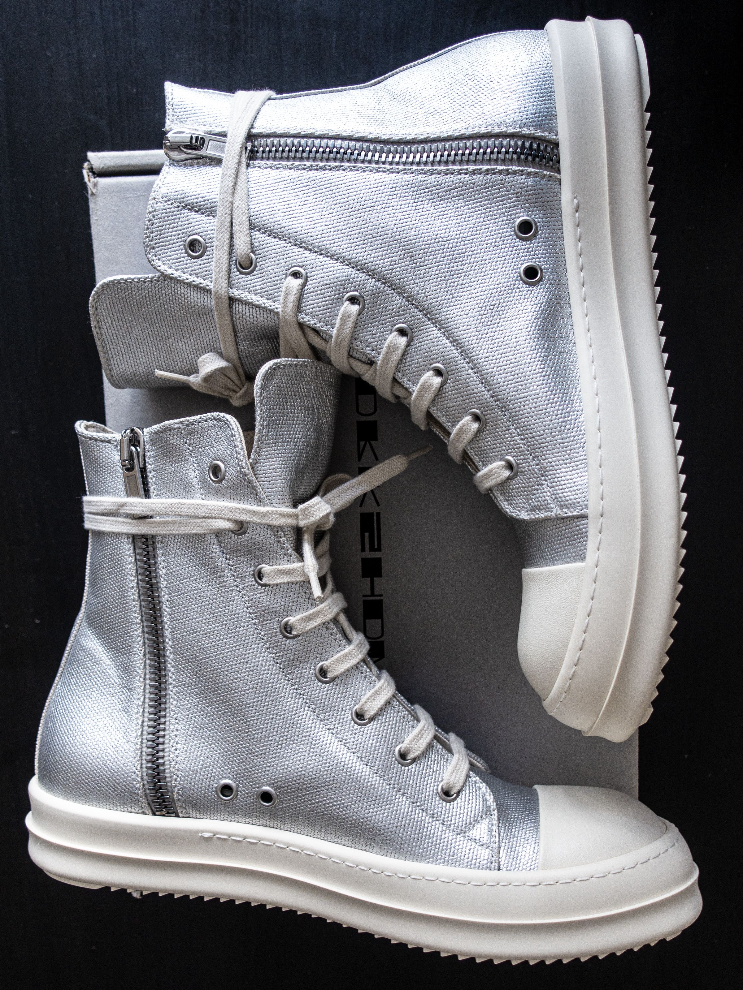 Rick Owens RARE Aluminum Rick Owens Ramones | Grailed