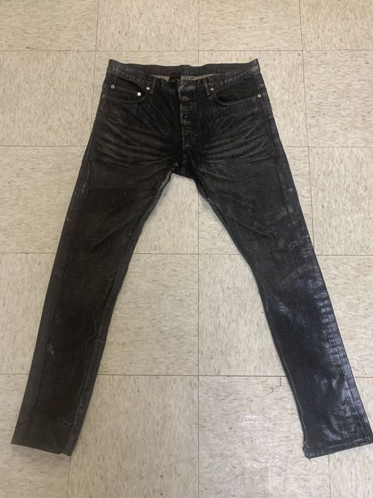 Dior Dior Hedi Slimane Grey Luster Waxed Denim | Grailed