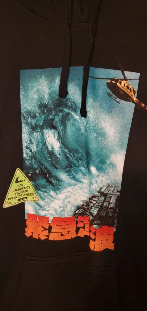 NAV × Streetwear × XO Nav x XO Tsunami Warning Hoodie | Grailed