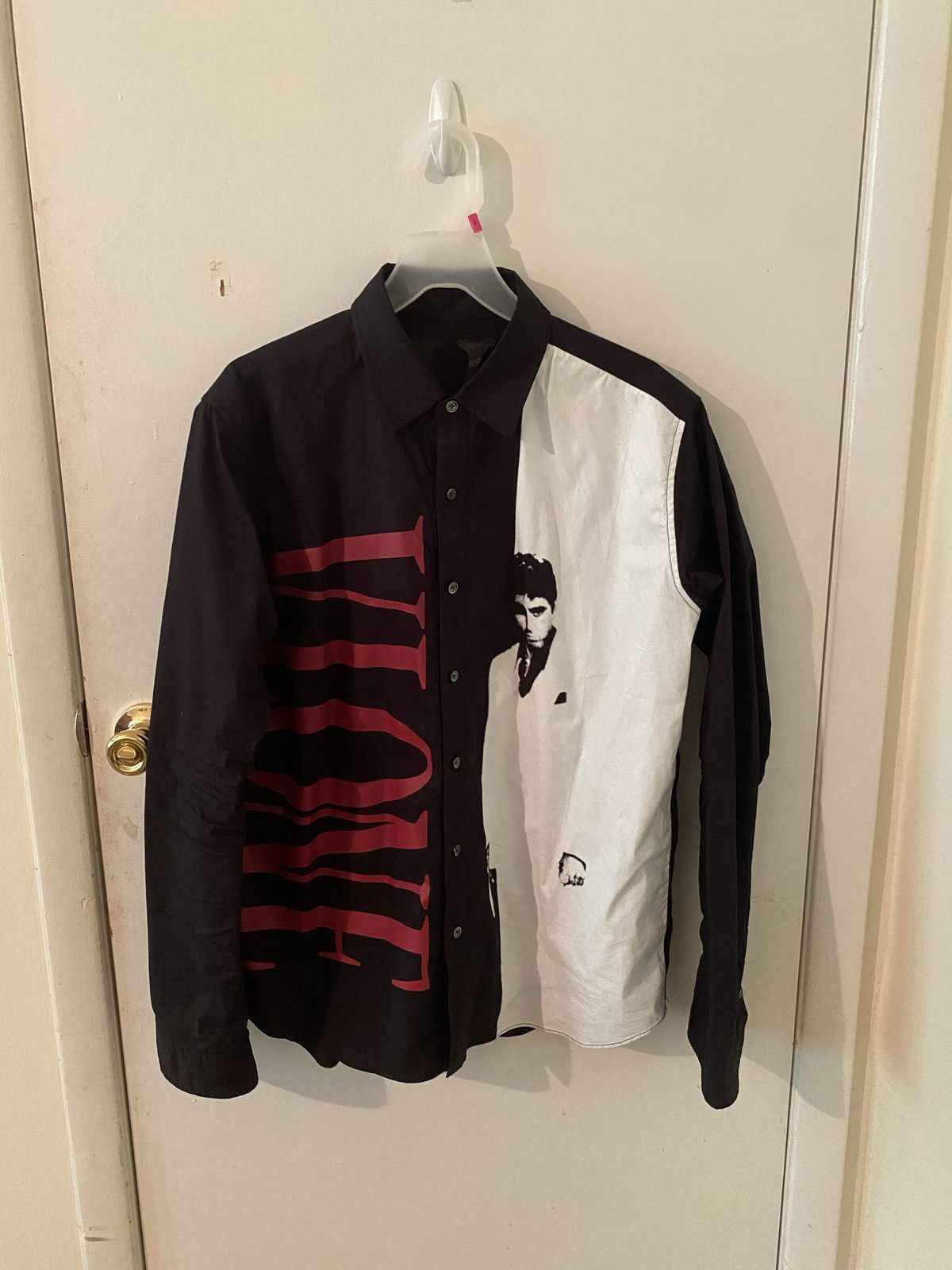 Vlone Scarface Button Up Shirt | Grailed