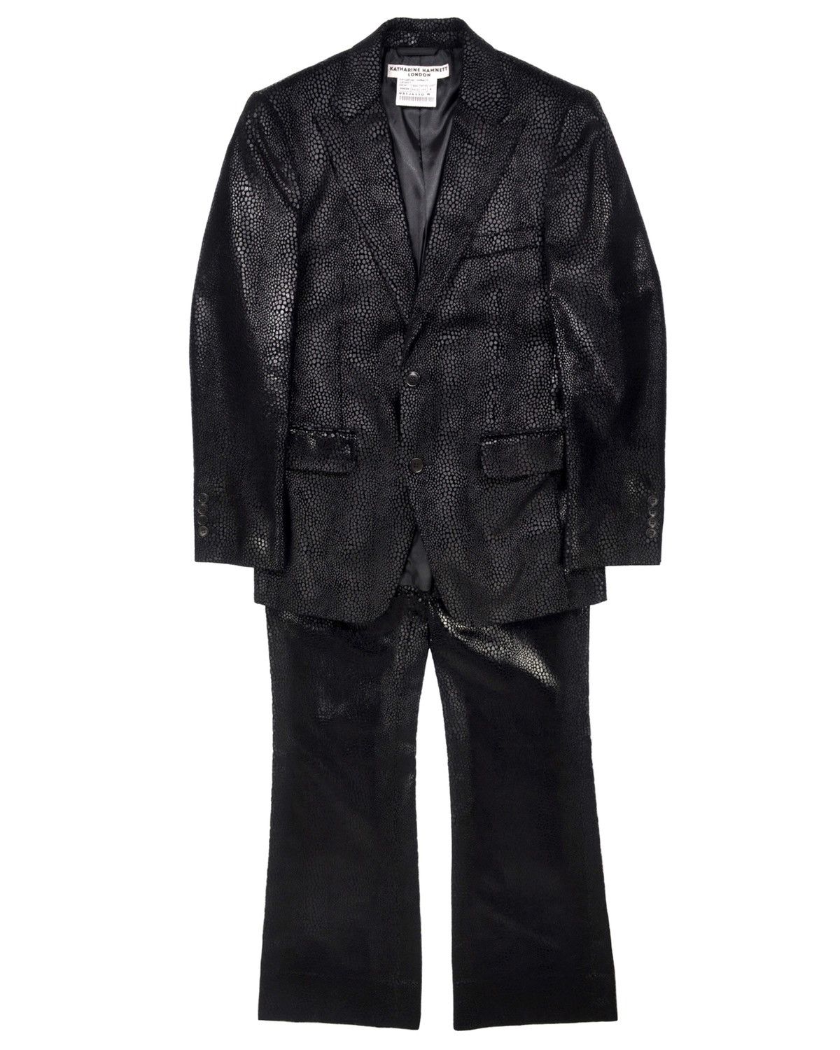 Katharine Hamnett London Katharine Hamnett Velour Python Suit | Grailed