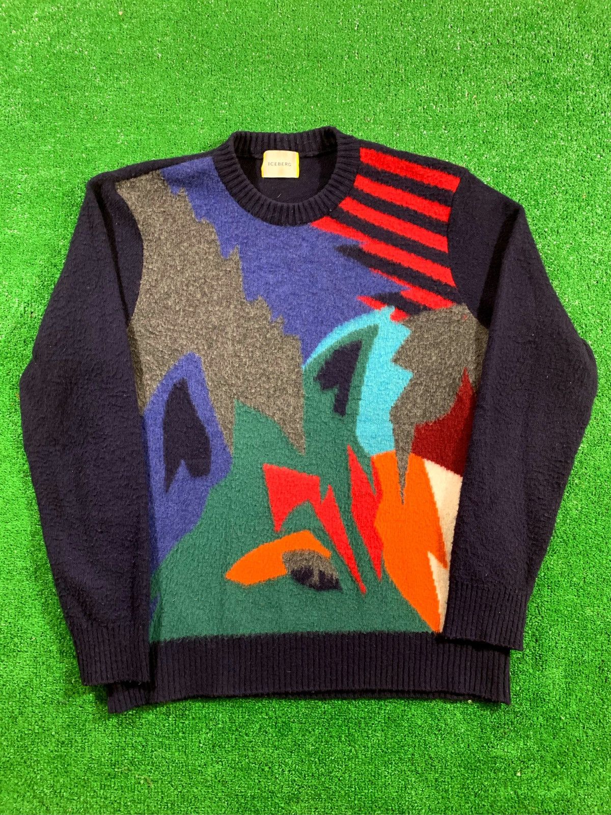 Iceberg × Vintage Iceberg History Sweater Print Vintage | Grailed