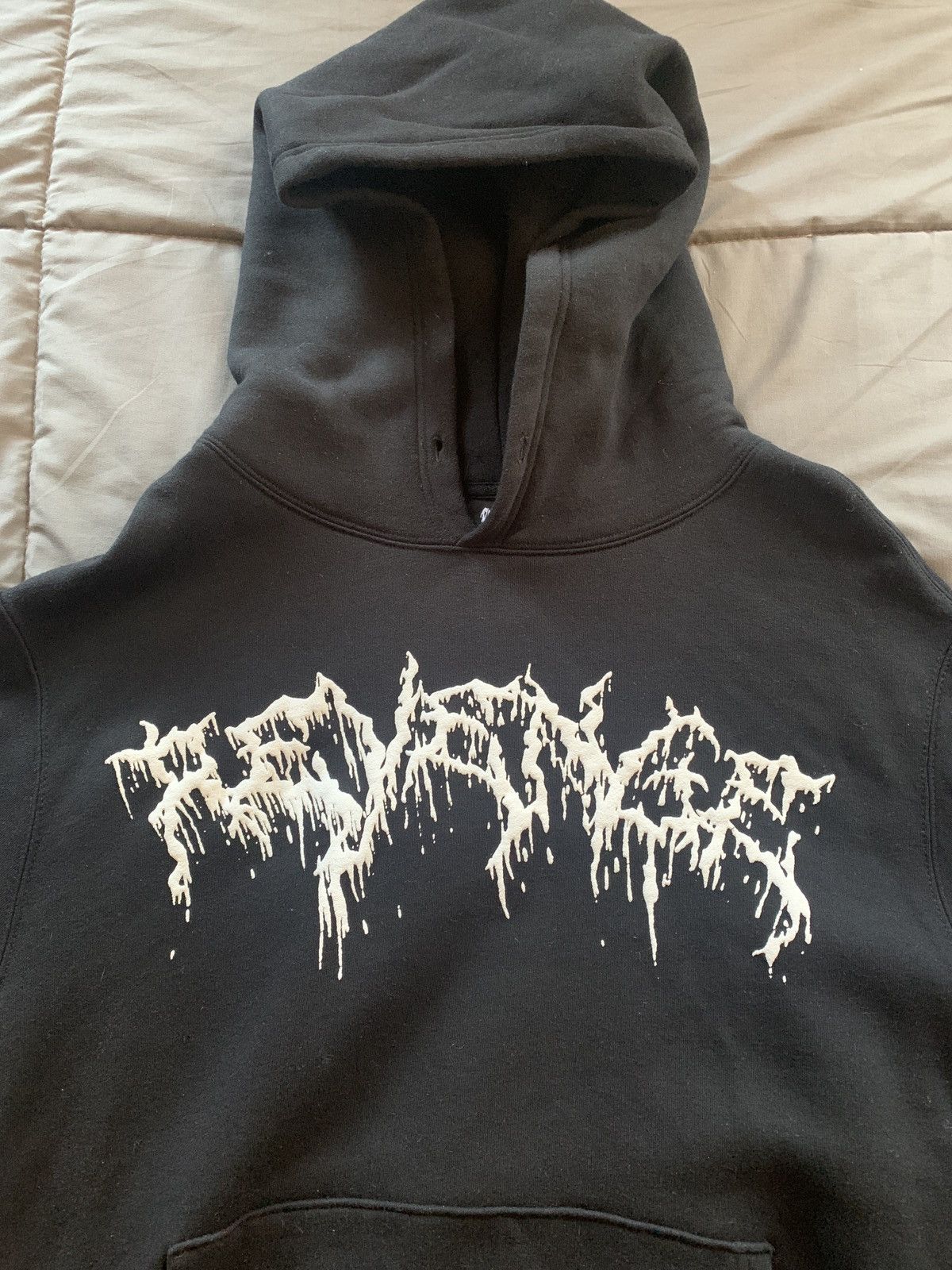 Revenge Revenge “Lightning Drip Black” Hoodie | Grailed