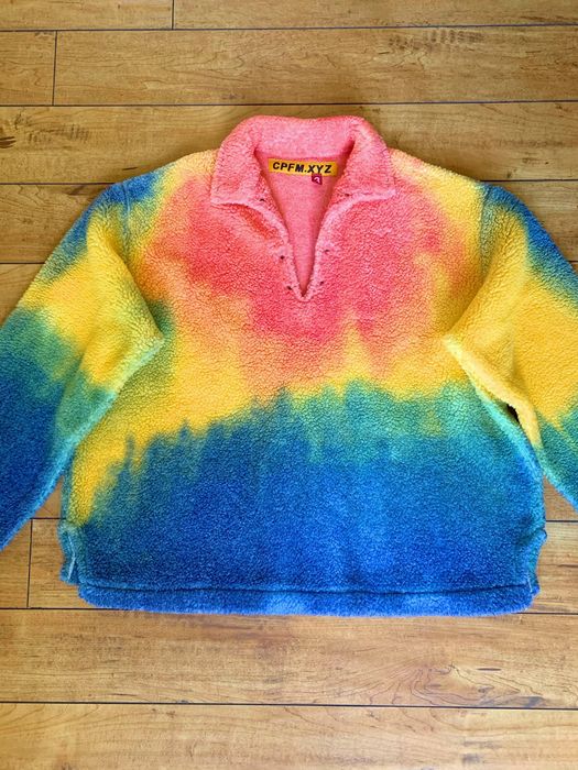 Human Made CPFM x HUMAN MADE RAVE COWBOY PULLOVER FLEECE JACKET | Grailed