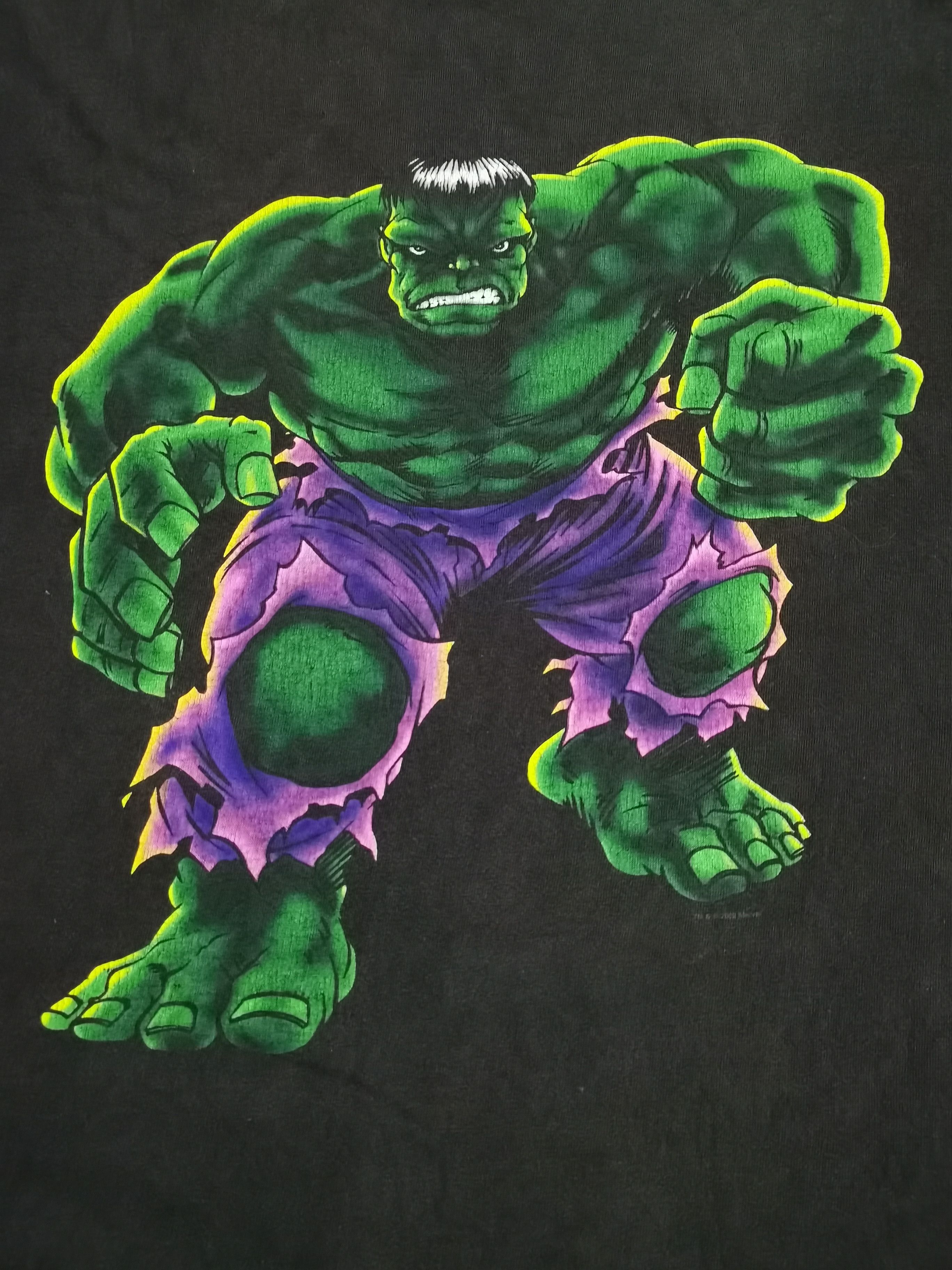 Delta × Marvel Comics × Vintage VINTAGE Y2K HULK SHIRT COPYRIGHT 2003 ...