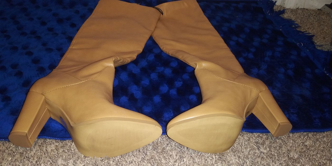 Express Light-Brown Boots | Grailed