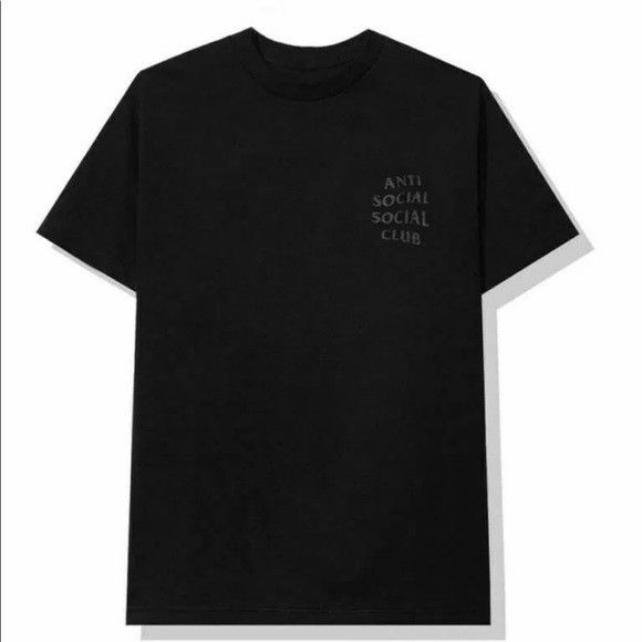 Anti Social Social Club ASSC Dramatic Black Tee Anti Social Social Club ...
