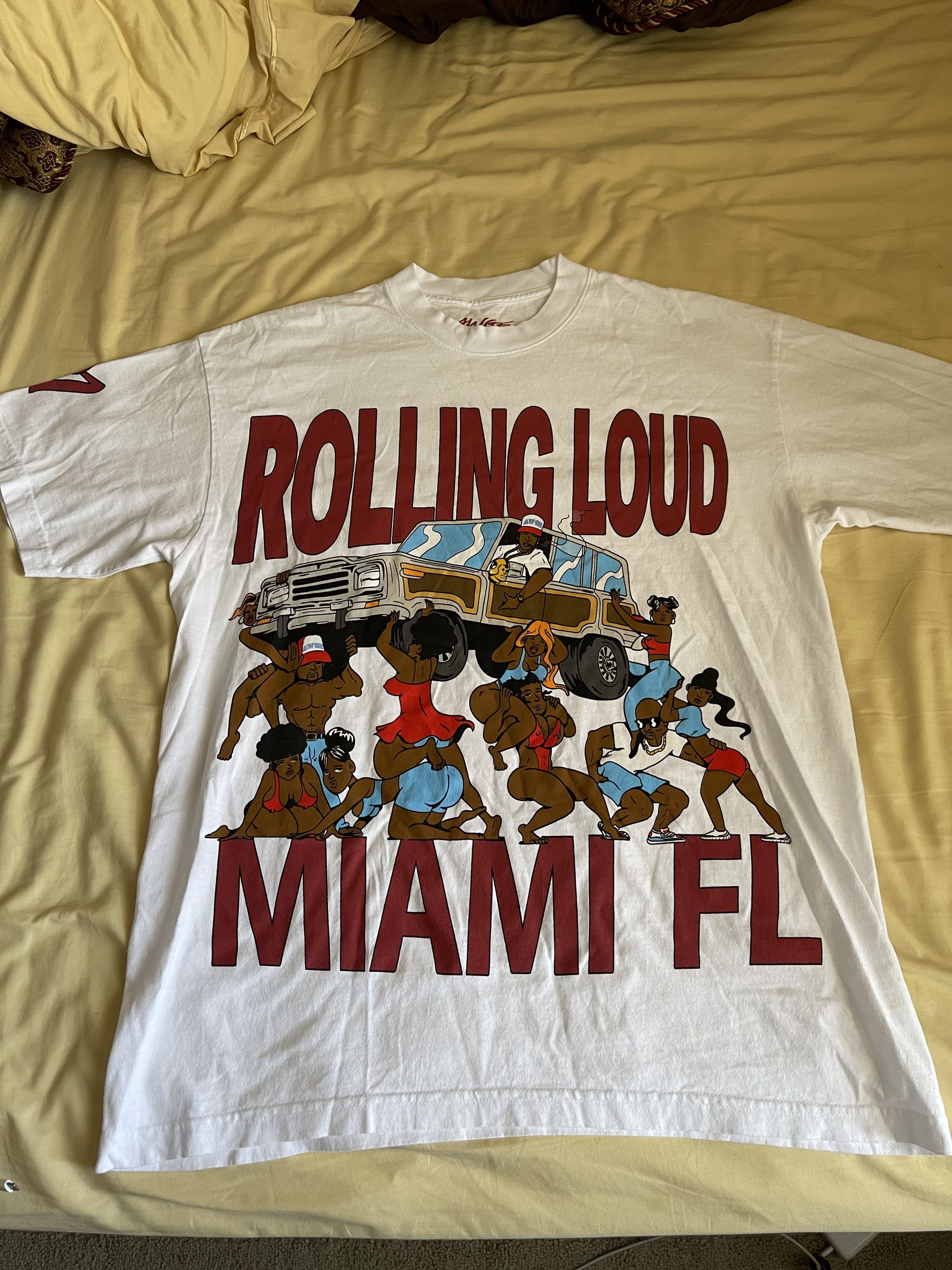 Asap Rocky AWGE X ROLLING LOUD SHIRT MIAMI 2021 | Grailed