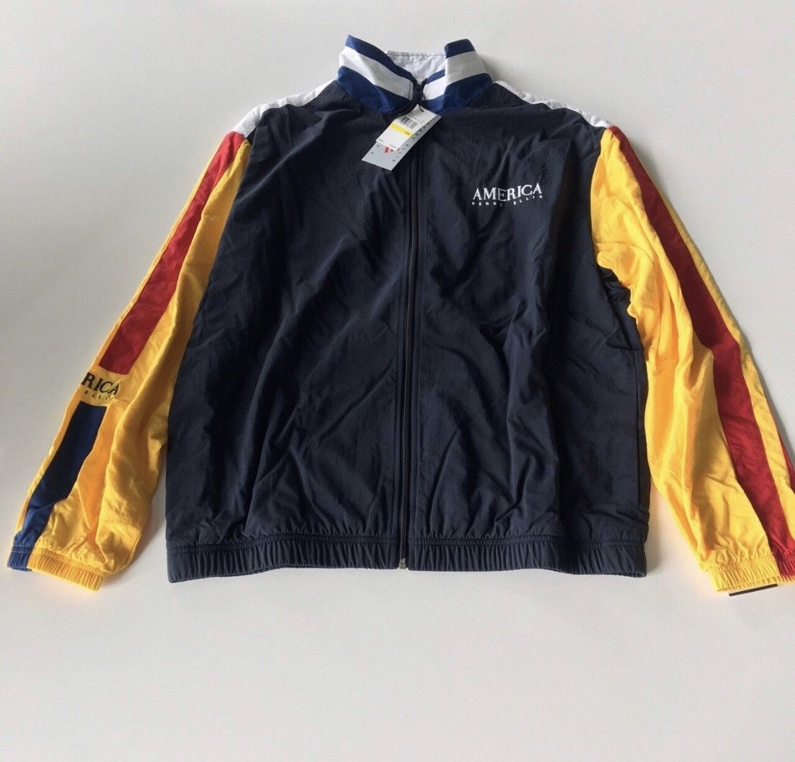 Perry Ellis "America” Windbreaker Jacket Coat | Grailed