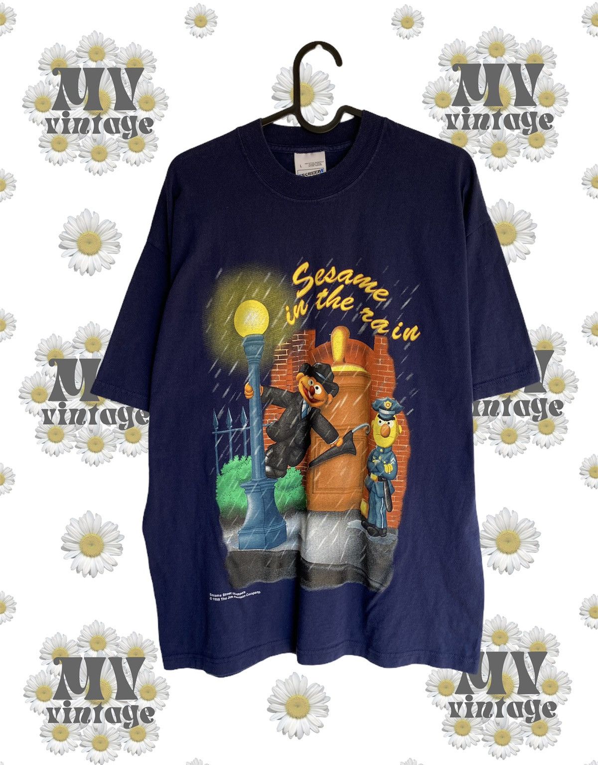 Cartoon Network × Vintage Sesame Street In The Rain 99' Vintage Movie ...
